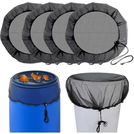 CSPARKV 4 Pieces Rain Barrel Net ø 95cm Barrel Cover 95cm Protective ...
