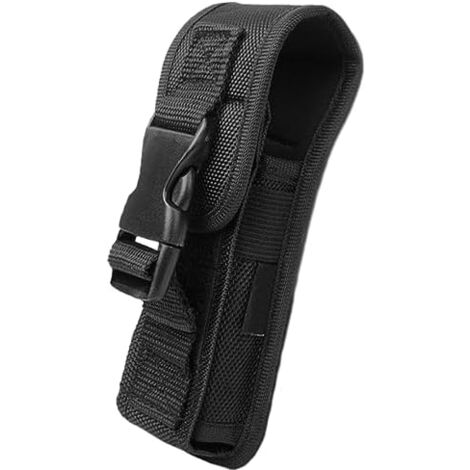 CSPARKV 50x150mm Tactical Flashlight Pouch Portable LED Torch Holster ...