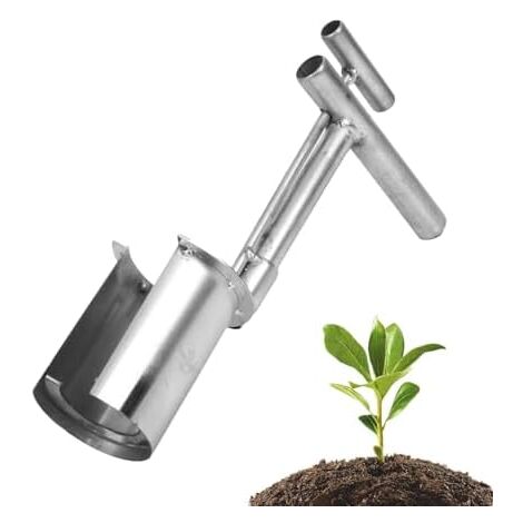 CSPARKV 32x16x7.5cm Handheld Transplanter Long Handle Bulb Planting ...