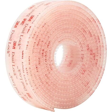 CSPARKV 3M Dual Lock, Clear Resealable Fastener System, Snap Lock, High ...