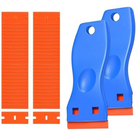 CSPARKV 100x40mm 2pcs Ceramic Glass Plate Scraper Window Plastic ...