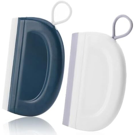 CSPARKV 11x7.3cm 2Pcs Mini Glass Squeegee Mini Shower Squeegees Small ...