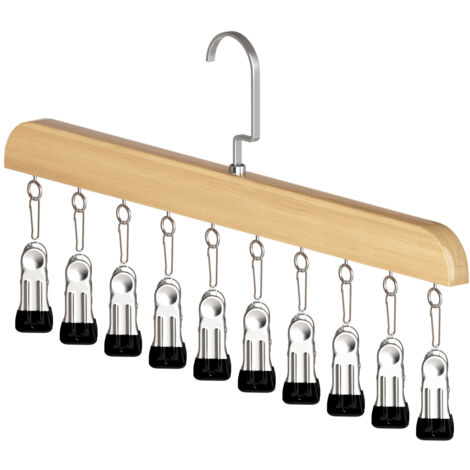 CSPARKV Hat Hanger, Baseball Cap Holder with 10 Stainless Steel Clips ...