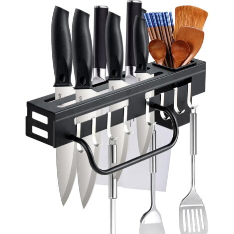 CSPARKV Stainless Steel Kitchen Shelf, Multifunctional Wall Mounted ...