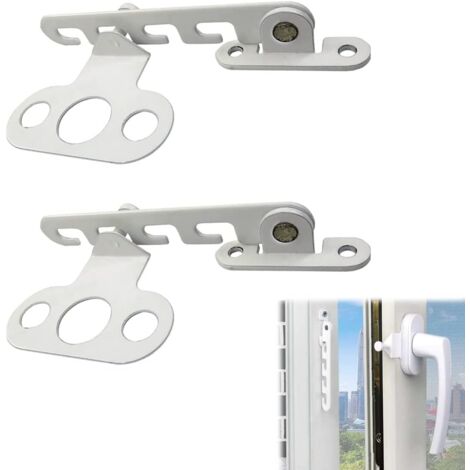 CSPARKV （16.7×6.3×0.2cm）2 Pieces Casement Window Restrictor, Window ...