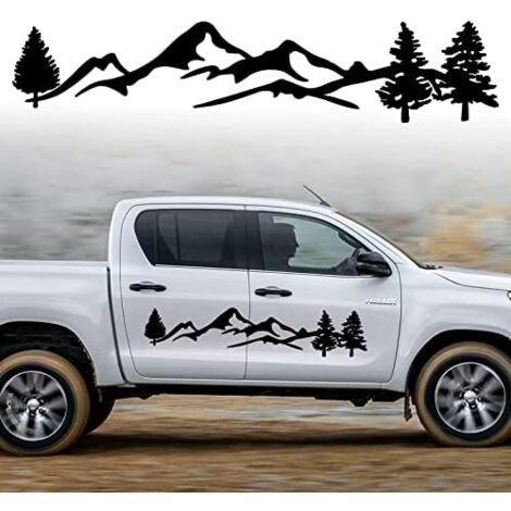 CSPARKV （100×21×0.1cm）Mountain Car Hood Sticker,Auto Sticker Graphic ...