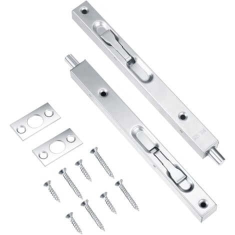 CSPARKV 2 Pcs Hidden Door Latch Security Bolt, Lever Handle Sliding ...
