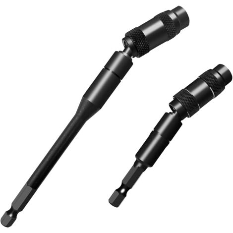 CSPARKV 2 Pieces 1/4" Magnetic Swivel Drill Bits, 92mm and 144mm ...
