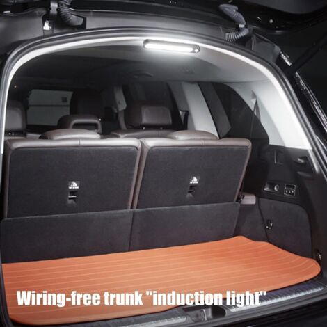 CSPARKV LED Trunk Light, Motion Sensor Light Rechargeable Auto Interior ...
