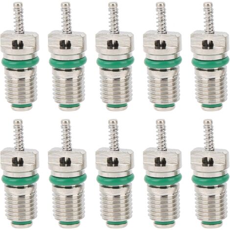 CSPARKV 10Pcs Air Conditioning Valve Core, R134a Automotive Air ...