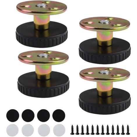 CSPARKV 4 Pieces Adjustable Furniture Legs, Bathroom Cabinet Legs ...