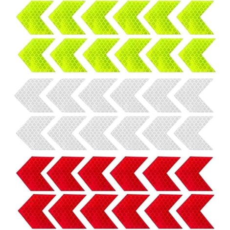 CSPARKV Reflective Tape Sticker 36 Pieces Reflective Stickers ...