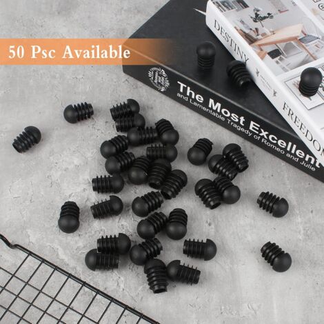 CSPARKV 50 Pcs Chair Leg Protectors, 19mm Chair Leg Caps, Chair Leg ...