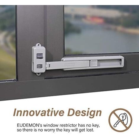 CSPARKV Child Proof Window Lock, Window Restrictor, Easy to Install and ...