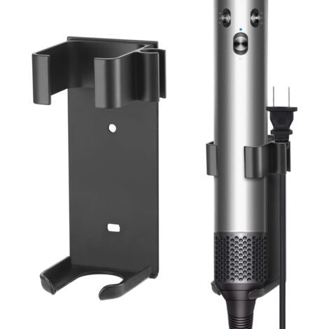 CSPARKV Stand Compatible with Dyson, Metal Wall Mount for Curling Iron ...