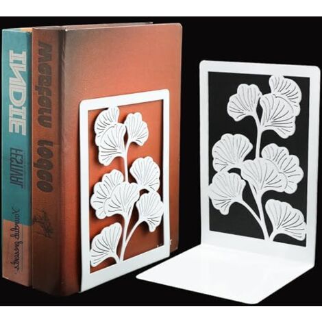 CSPARKV Bookends Book Stopper Book Shelf-Press Metal Book Block ...