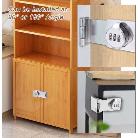 CSPARKV 2 Pack Combination Lock: Security Cabinet Lock, 4.5 Inch Digit ...