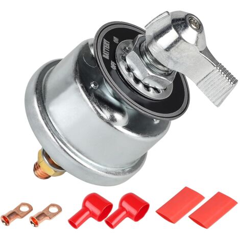 1x 12V-48V Battery Switch, 200A Battery Isolator Switch with Copper ...
