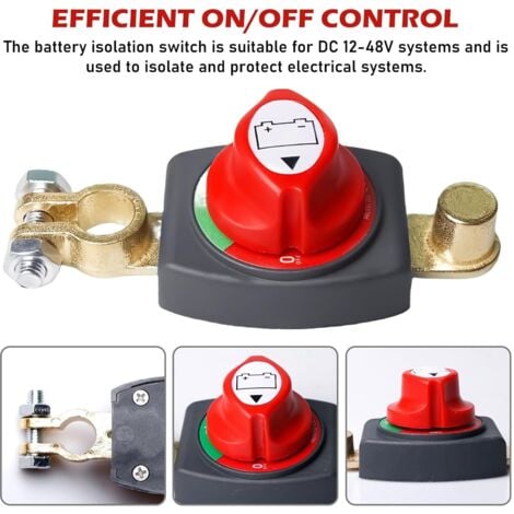 12V Battery Switch - Battery Master Switch - Battery Main Switch - For ...