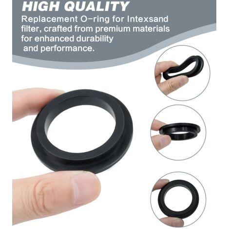Set of 6 Rubber O-Rings for Intex Pool Pump, Intex Pool Accessories ...