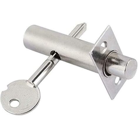 1 set of door security bolts with solid bolts and lock