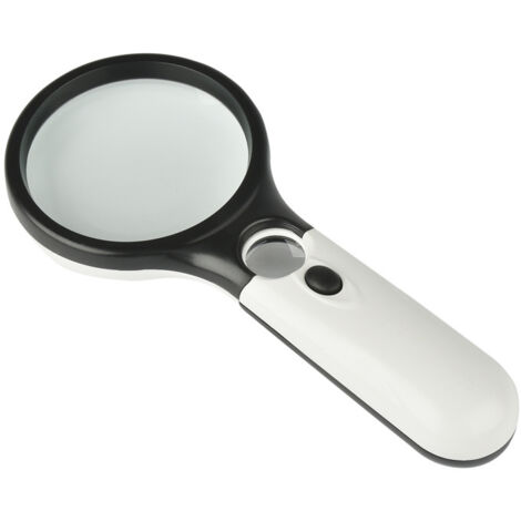 Lntyq Beleuchtete Leselupe, 10X 30X Lupe, Handlupe, beleuchtete Lupe ...