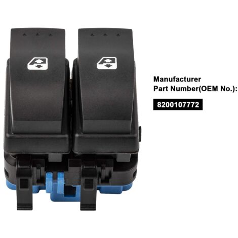 Lntyq Fensterschalter für Megane 2 Scenic 2 8200107772 Elektrische ...