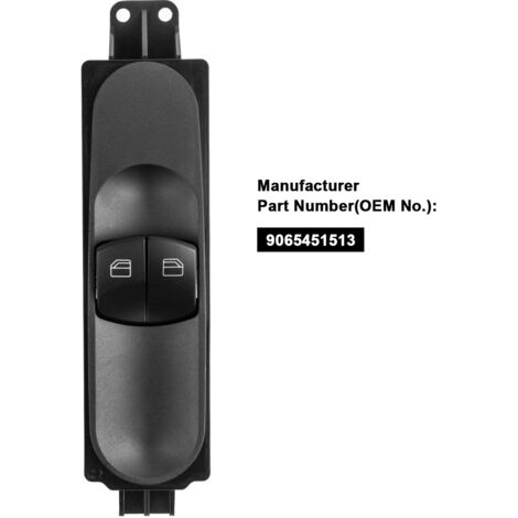 Lntyq Elektrischer Fensterheberschalter für Mercedes Sprinter 9065450513