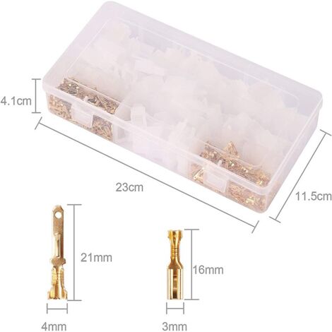 Lntyq 480-teiliges 2,8-mm-Kfz-Steckverbinder-Set, 2-, 3-, 4- und 6 ...