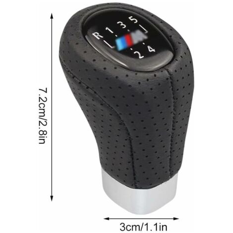 Schaltknauf für BMW E34 E36 E38 E39 E46 E53 E60 E61 E63 E64 E83 E90 E91 E92 E93 (5-Gang)