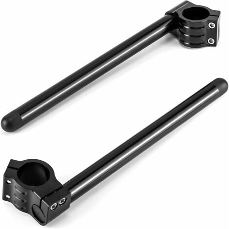 Halber Motorradlenker, für normale Universalmotorräder, Schwarz, 35 mm