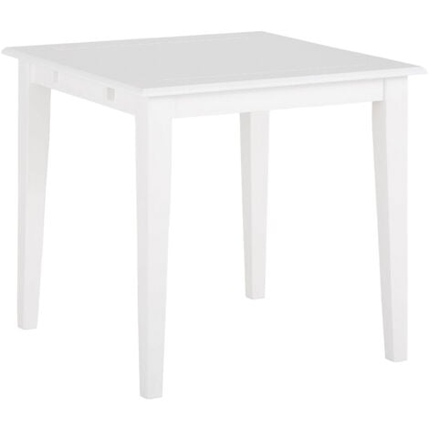 Fullerton Table à manger en MDF chêne blanc 4 personnes L80