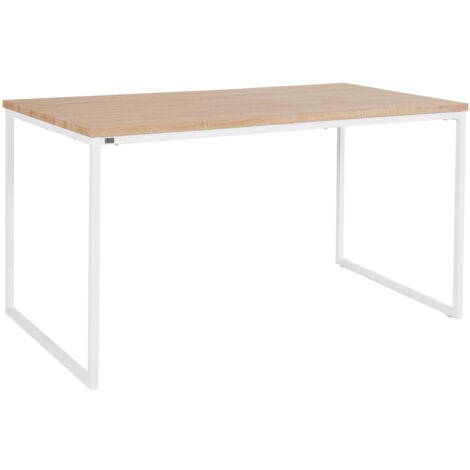 Mali-Table à manger 160 cm 6 places en Chêne Blanc