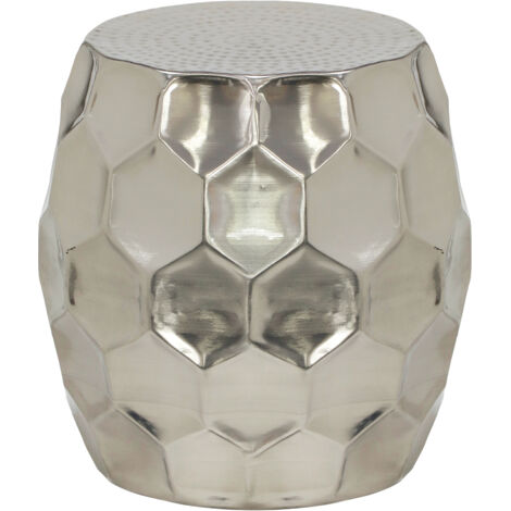 Pacha-Table d’appoint Aspect nickel