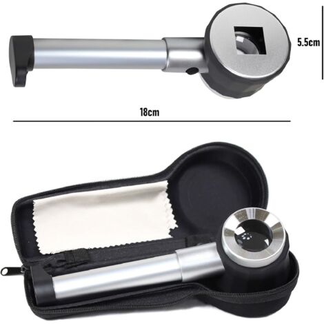 45X Edelstahl Lupe Münze Lupe Diamant Lupe Schmuck Lupe