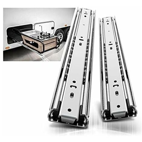 Tigrezy - Heavy Duty Drawer Slides 400mm, Full Extension Ball Bearing ...