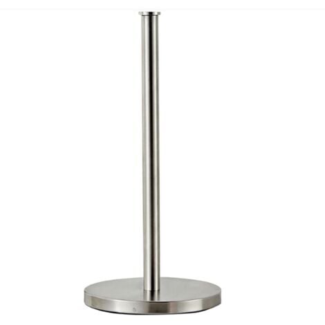 Freestanding Toilet Paper Holder for Kitchen Classic Toilet Roll Holder Toilet Paper Holder with Holder for 3 Spare Rolls Brushed Silver