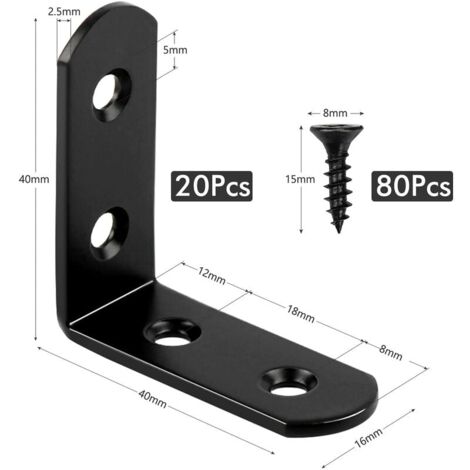 small l brackets black