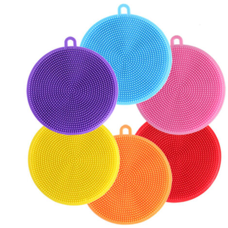 Silicone cleaning sponge store