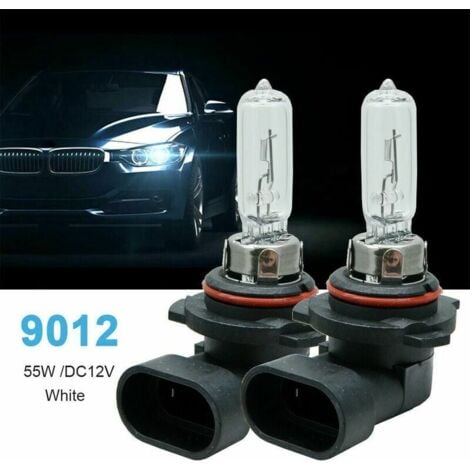 Tigrezy 2pcs 9012 HIR2 PX22D Car Headlight 12V 55W Clear Halogen ...
