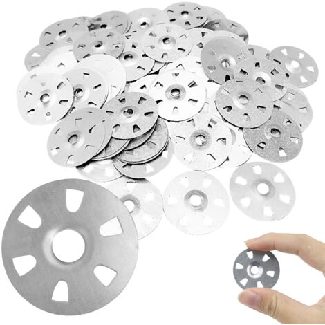 Tigrezy 500 Pieces 6-Claw Washers, 35 mm Galvanized Washer, Round Tile ...