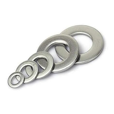 Unterlegscheiben M6 Edelstahl A2 - DIN 125 - Beilagscheiben - U-Scheiben - Flache ...