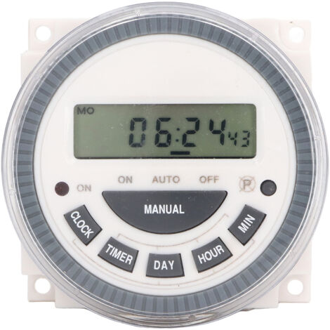 Digitaler programmierbarer Timer NO NC Hochpräzises Zeitsteuerungsschalterrelais AC200-250V