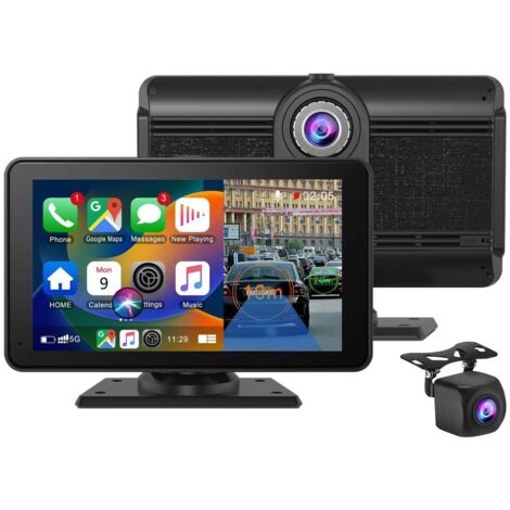 Écran Carplay portable sans fil pour voitures, écran tactile 4K HD A ...