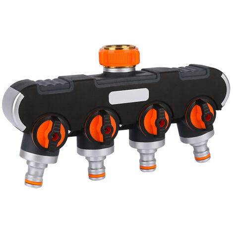 Water Distributor for Faucet, 3/4 Inch and 1/2 Inch 4 Way Valve ...