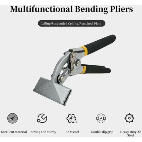Pinza piegatrice per lamiera, utensile manuale per piegatura lamiera ...