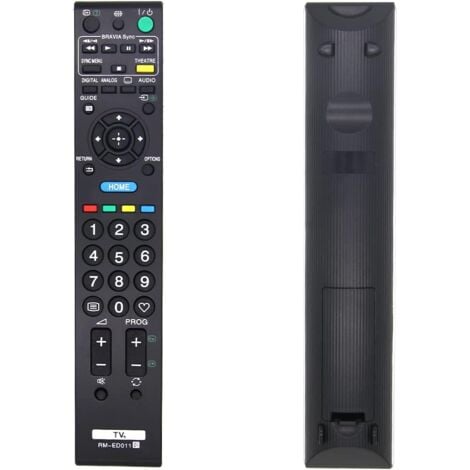 Reemplazo aplicable Sony RM-ED011 Control remoto para Sony Bravia TV ...