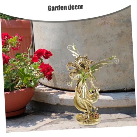 Blumen-Fee-Statue, Sammlerfigur, Miniatur-Landschaftsornament, Märchen ...
