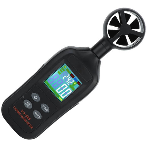 Das digitale Anemometer UA965 misst den Luftstrom