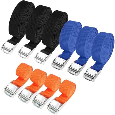 Paquete de 10 correas tensoras, correas de sujeción con cierre de ...